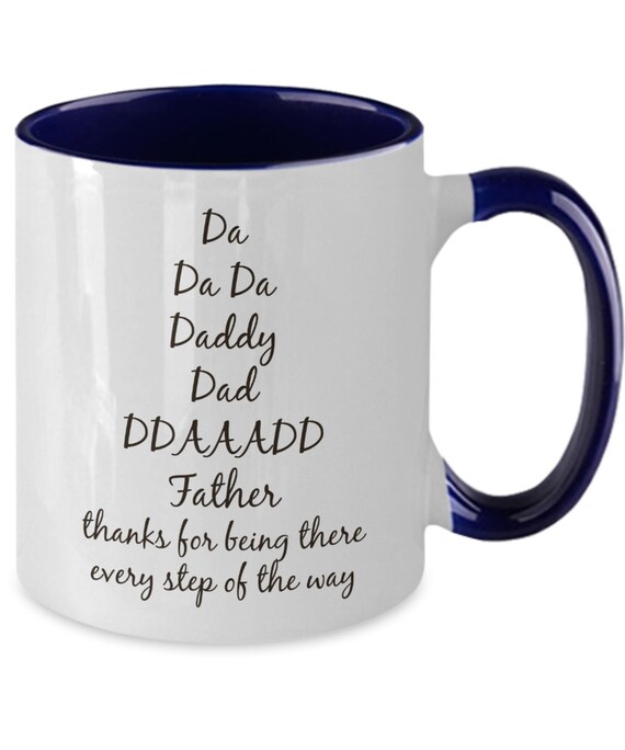 Funny Dad Coffee Mug Unique Dad Gift Two Toned Coffee Cup - Etsy