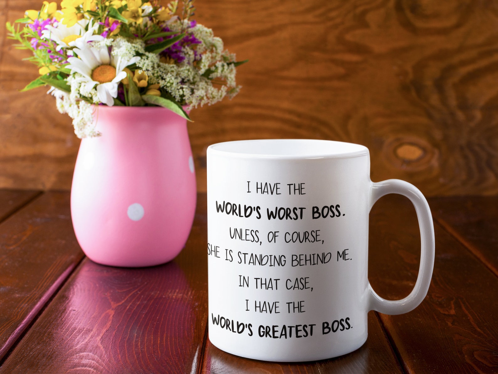 Funny Boss Mug Worlds Worst Boss Greatest Boss Ever Coffee - Etsy UK