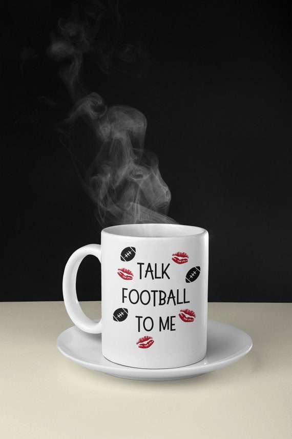 Funny Football Mug Football Gifts for Spouse Talk Football - Etsy