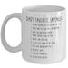 Funny Dad Sayings Mug, Dad's Favorite Sayings Coffee Cup, Best Father's ...
