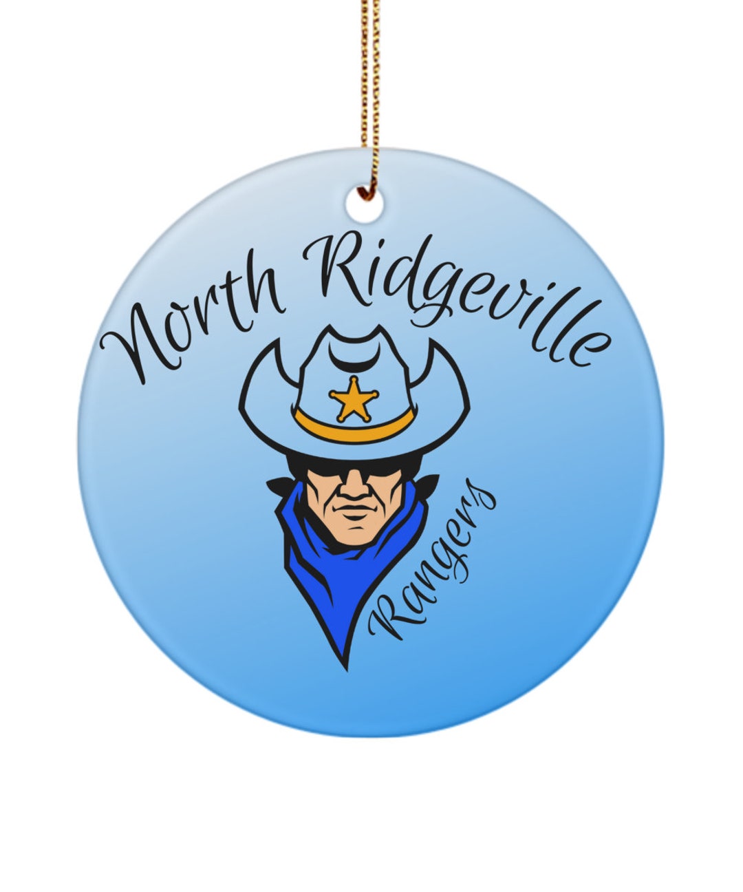 North Ridgeville Rangers Christmas Ornament, Ranger Pride Christmas ...