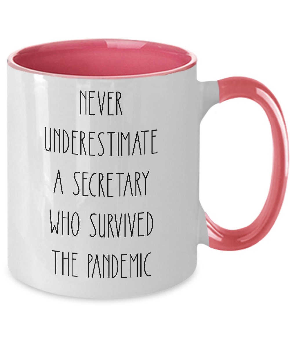 Funny Secretary Mug, Gifts for Secretary, Two Toned Secretary Coffee ...