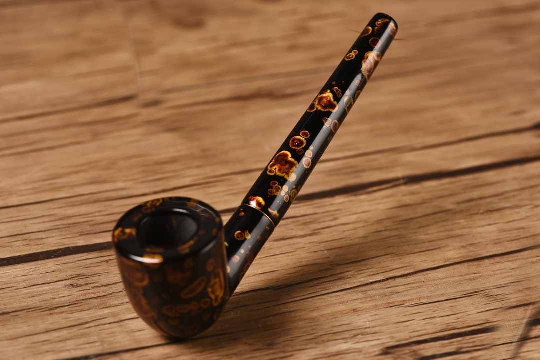 Churchwarden Tobacco Pipe Natural Lacquer Pipe Tradition Handmade ...