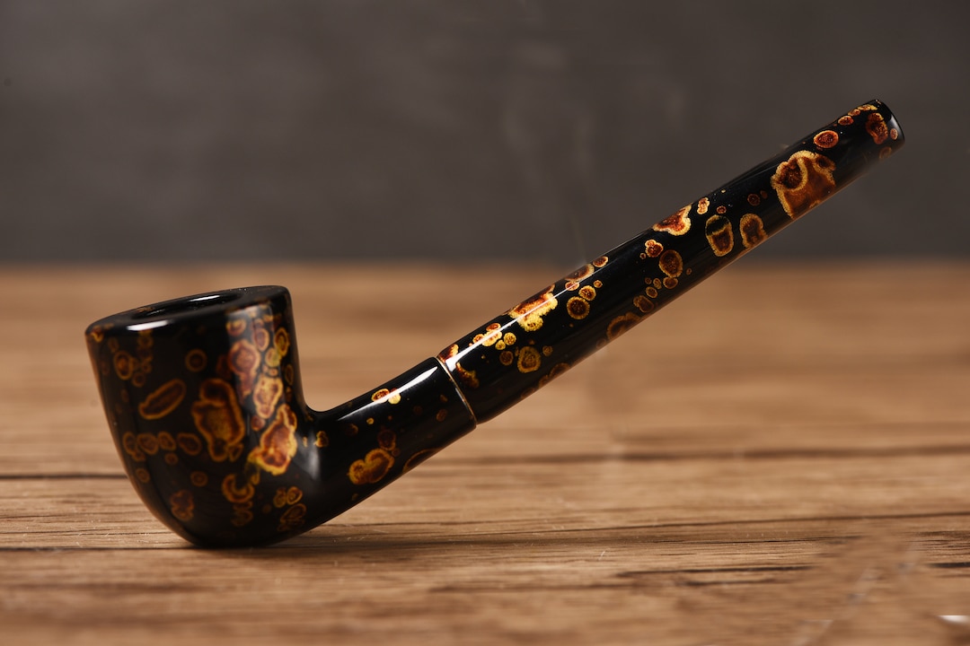 Churchwarden Tobacco Pipe Natural Lacquer Pipe Tradition Handmade ...