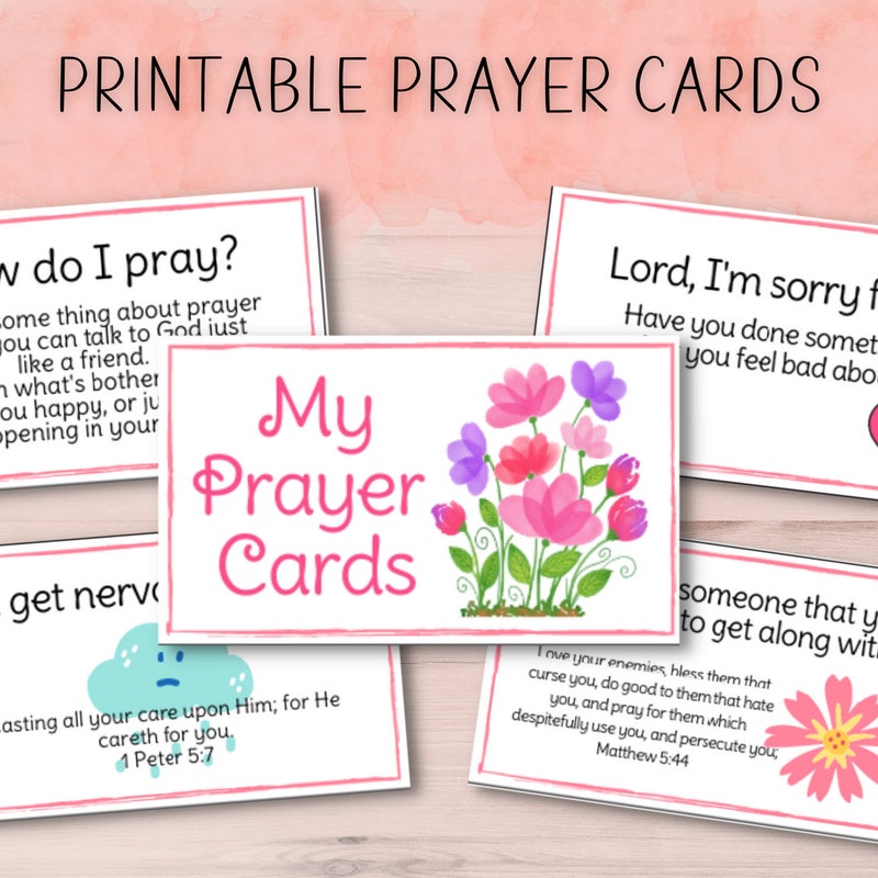 Prayer Box Printable - Etsy
