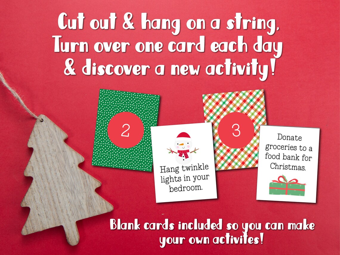 Christmas Countdown Printable Printable Advent Calendar for Kids ...