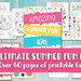 The Ultimate Summer Fun Kit Printable Activity Bundle for Kids ...