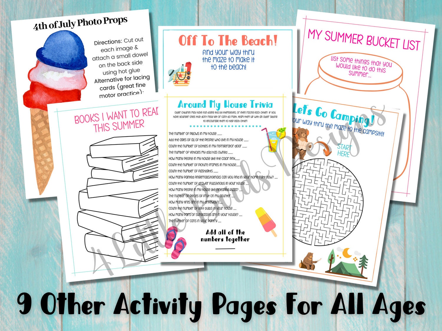 The Ultimate Summer Fun Kit | Printable Activity Bundle for Kids ...