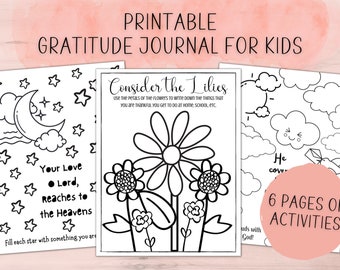 Kids Daily Journal Printable Kids Activity Downloads - Etsy