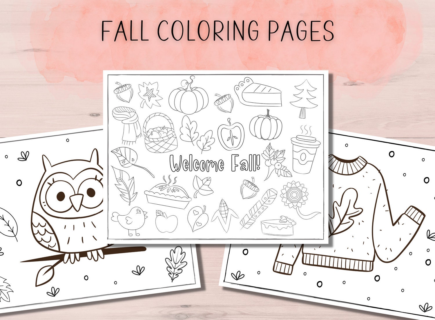 Fall Coloring Pages | Autumn Coloring Pages | Fall Coloring Sheets ...