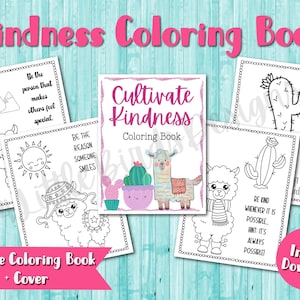 Printable Kindness Coloring Book | Kindness Activity | Social Emotional ...