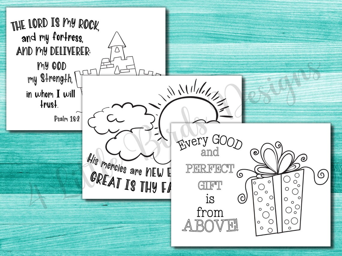 Bible Coloring Pages for Kids | Scripture Coloring Pages | Sunday ...