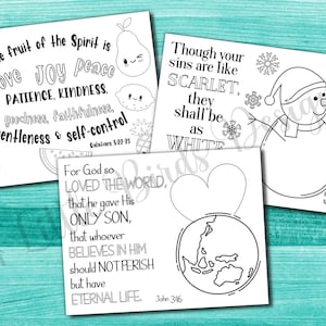Bible Coloring Pages for Kids | Scripture Coloring Pages | Sunday ...