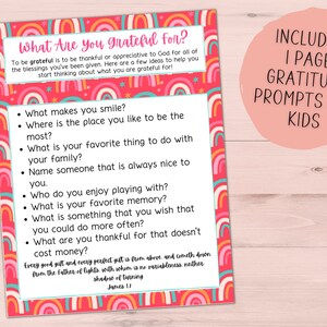 Gratitude Journal for Kids | I Am Thankful for | Digital Gratitude ...