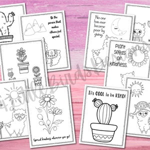 Printable Kindness Coloring Book | Kindness Activity | Social Emotional ...