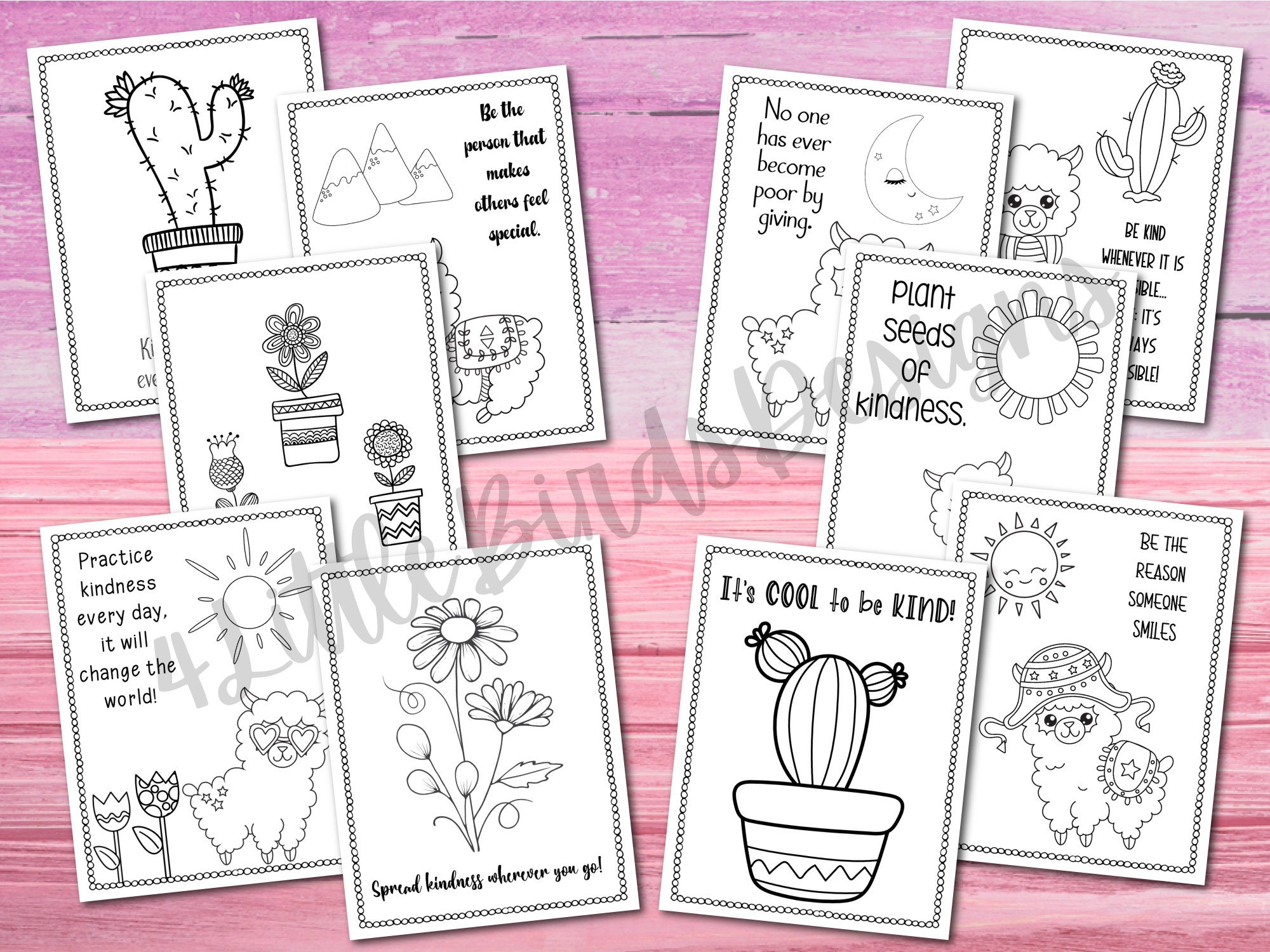 Printable Kindness Coloring Book | Kindness Activity | Social Emotional ...