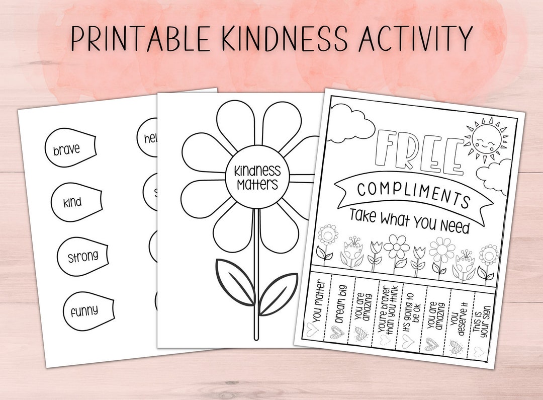 Printable Kindness Activity | Kindness Craft | Social Emotional ...