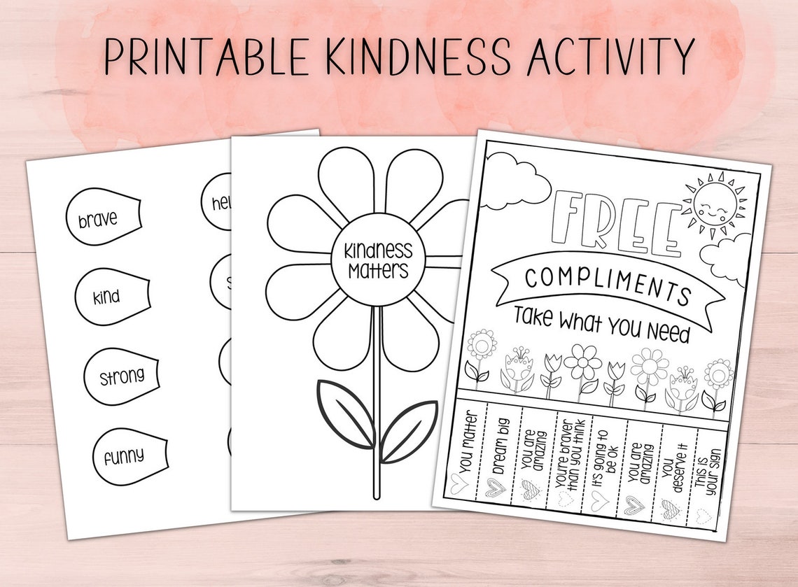 Printable Kindness Activity | Kindness Craft | Social Emotional ...