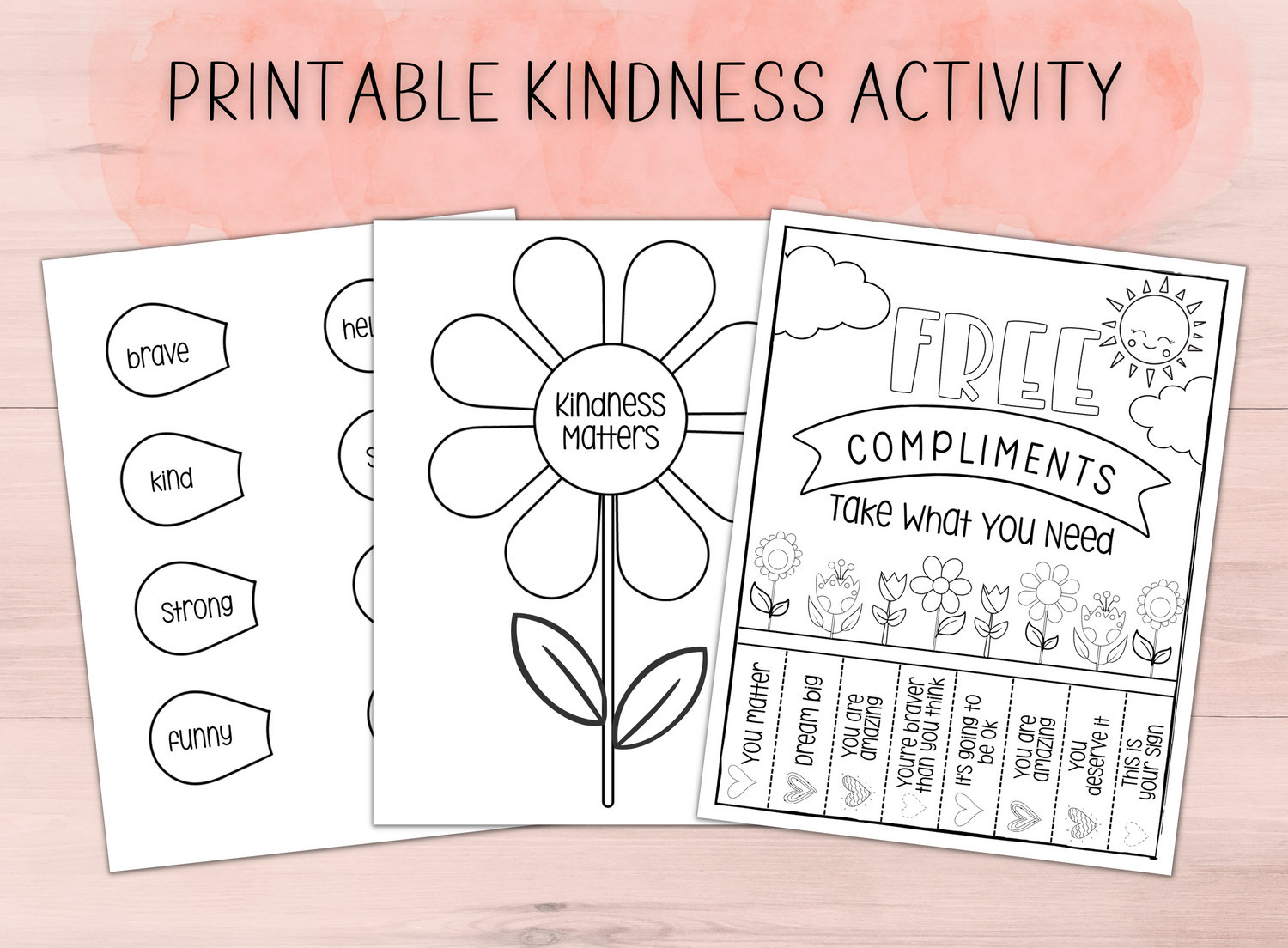 Printable Kindness Activity | Kindness Craft | Social Emotional ...