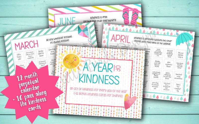 Printable Kindness Activities Social Emotional Learning - Etsy
