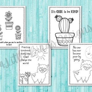 Printable Kindness Coloring Book | Kindness Activity | Social Emotional ...