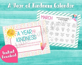 Printable Kindness Cards Random Acts of Kindness | Etsy