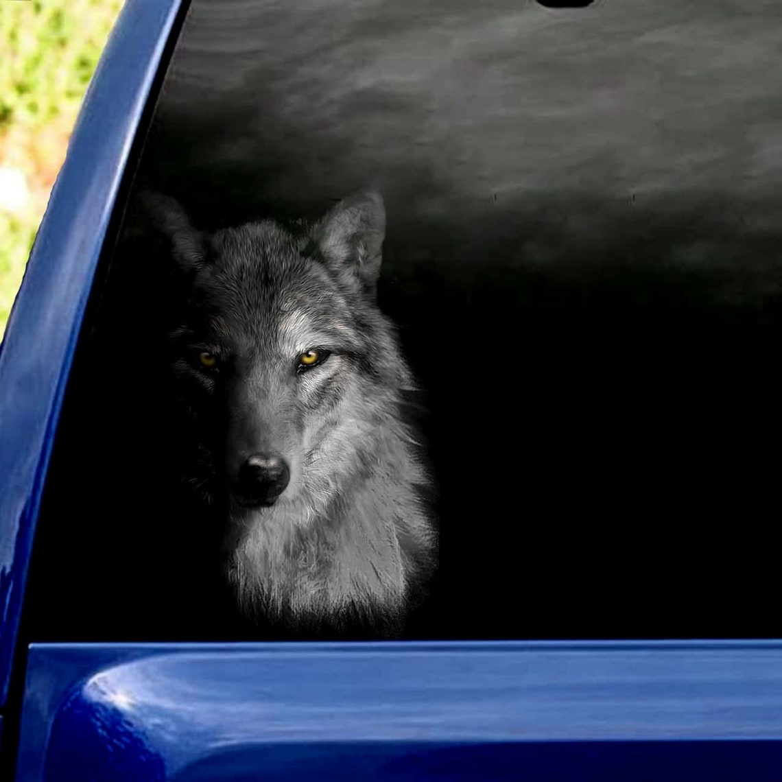 Wolf Alpha Animal Strong Free Hippie Spirit Car Decal Sticker | Etsy