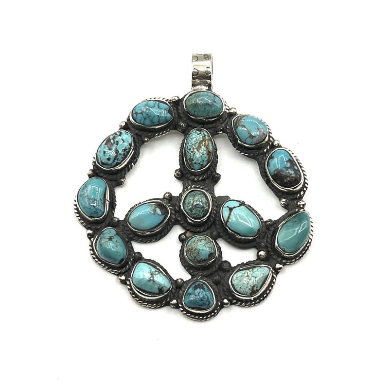 Turquoise Pendant - Etsy