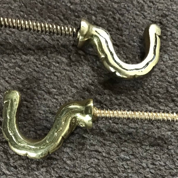 Brass Curtain Clips - Etsy UK