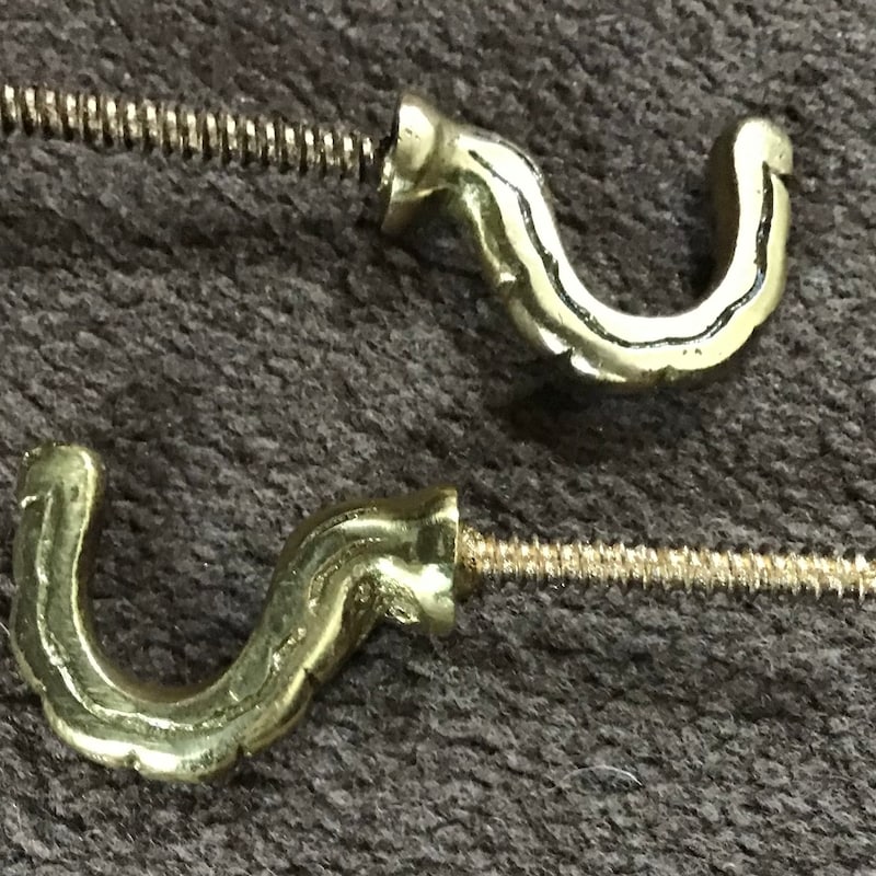 Brass Curtain Clips - Etsy UK