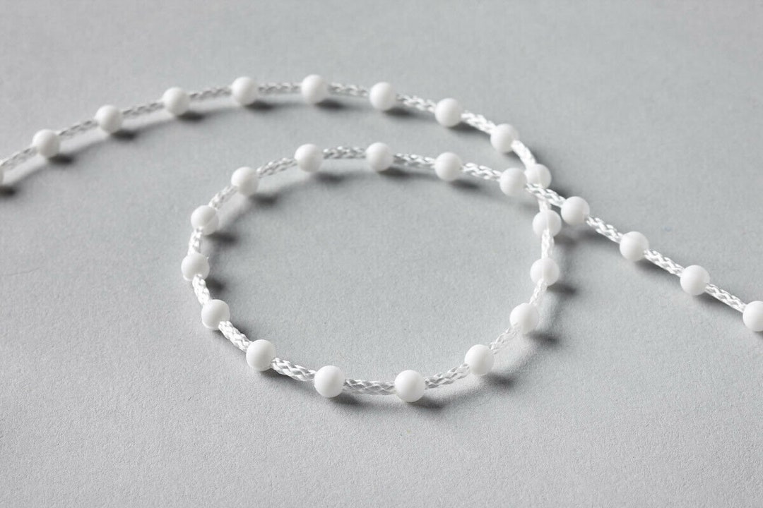 Roman/roller/vertical/blind White Control Chain With Free Connector - Etsy