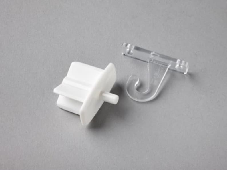1 Pair of Roller Blind End Caps Hold Down Fittings for Roller Blind ...