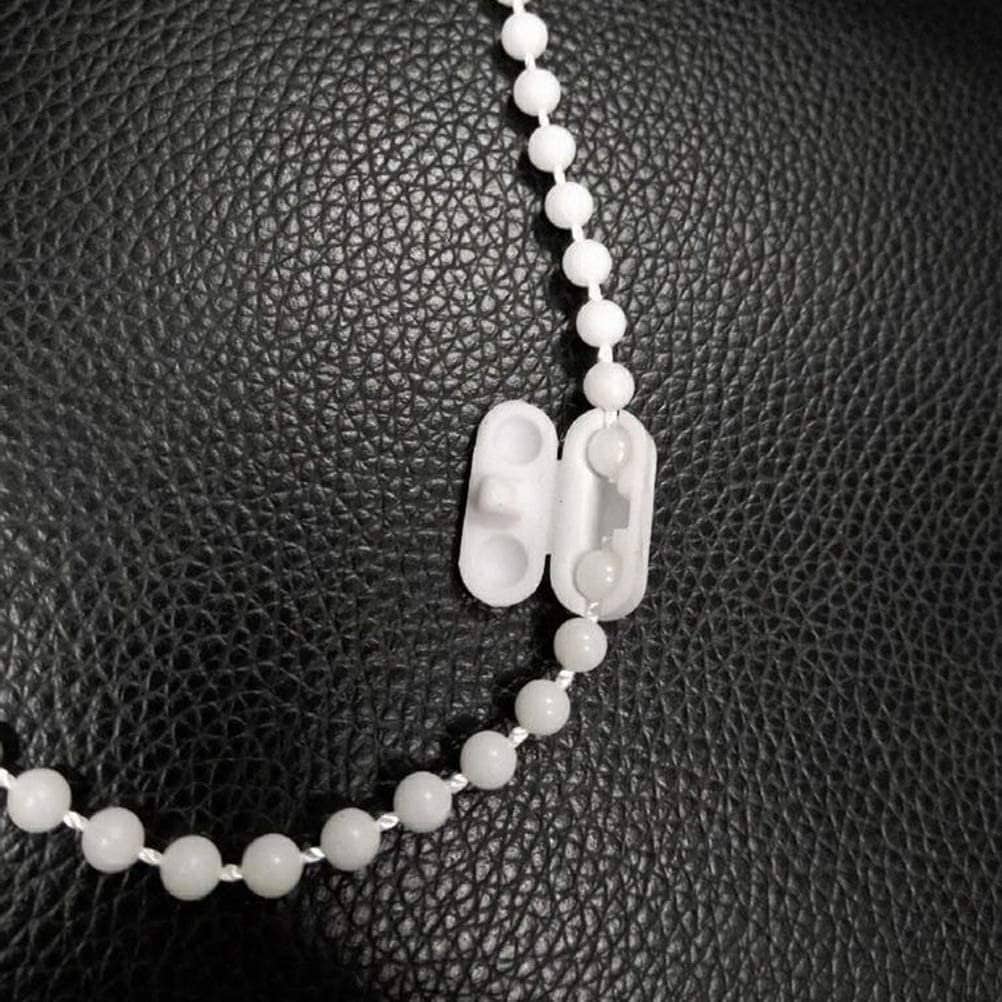 White Roman/roller/vertical Blind Control Chain With Free Connector - Etsy