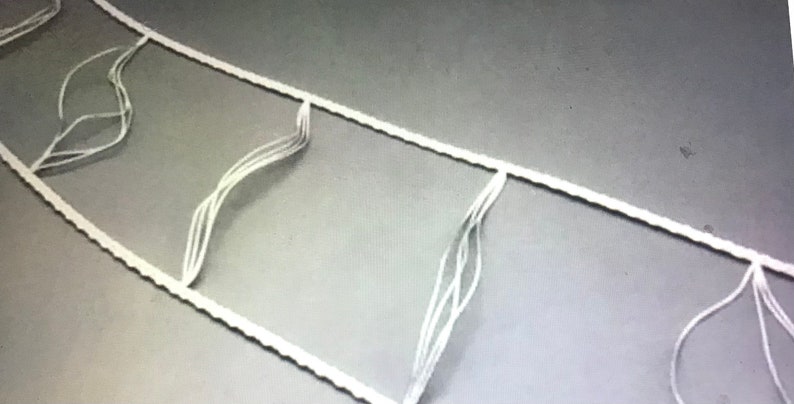 Venetian Blind Ladder String in Either White or Cream for 25mm Venetian ...