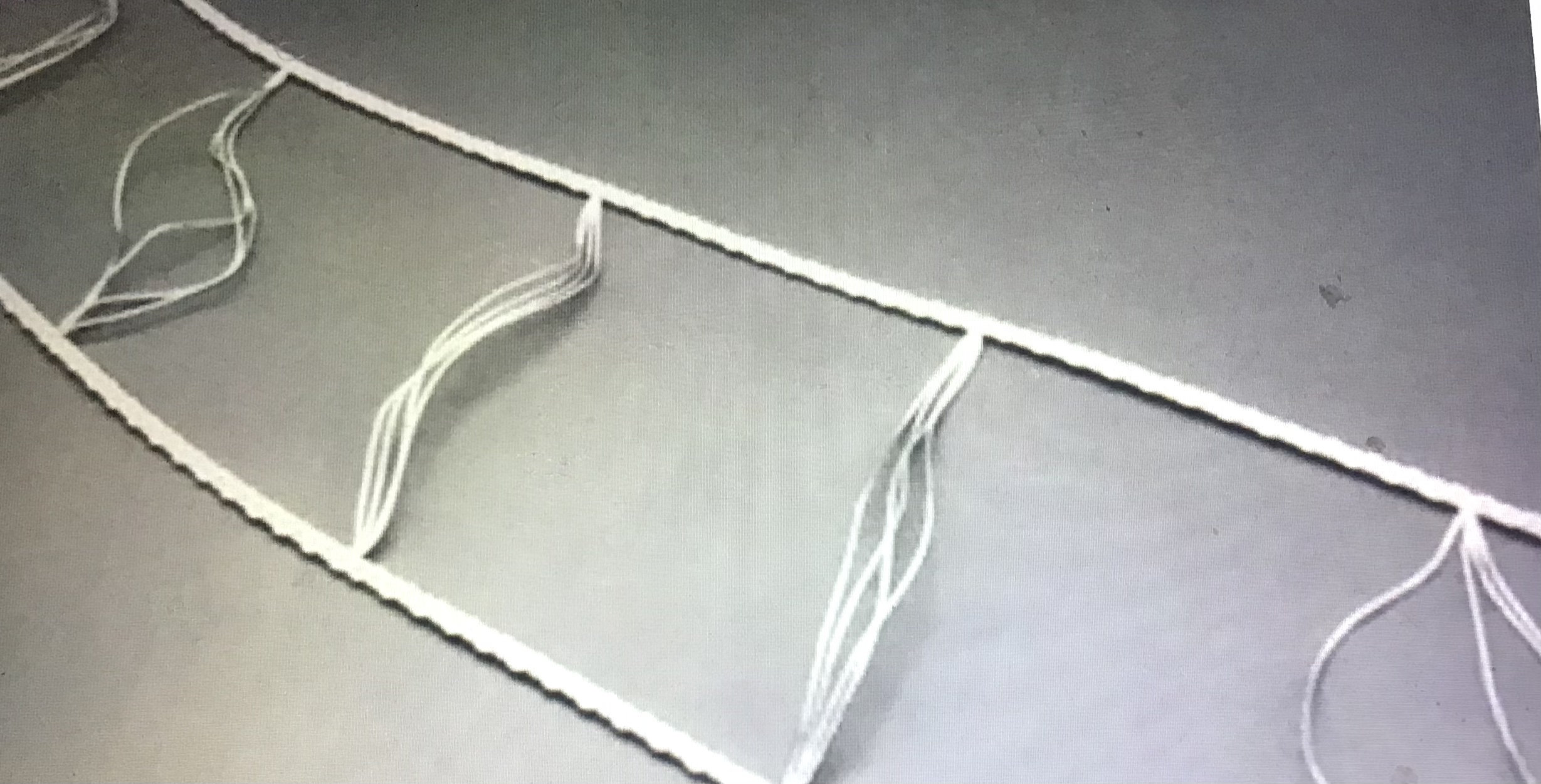 Venetian Blind Ladder String in Either White or Cream for 25mm Venetian ...