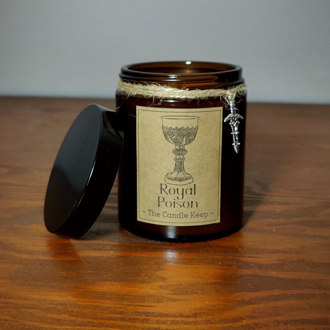 Royal Poison - Black Cherry | Medieval Fantasy Themed Candles | 150g ...
