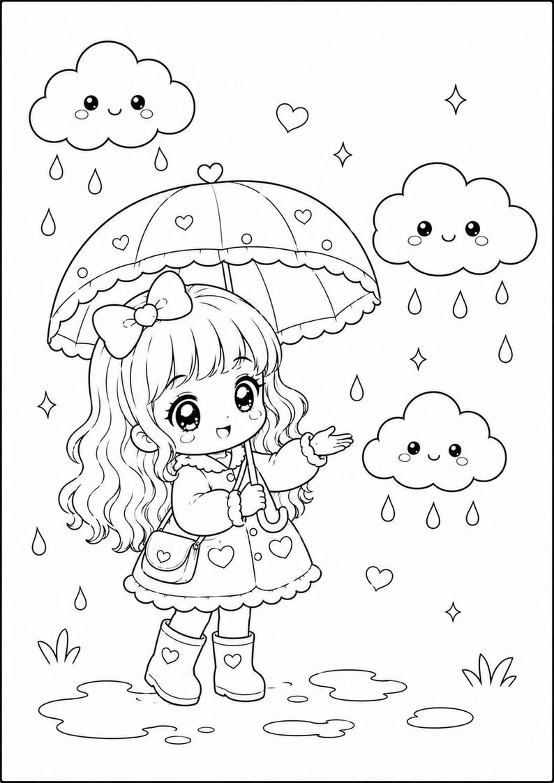 Kawaii Coloring Book for Kids | Magical Dreams Printable PDF (ages 4-8 ...