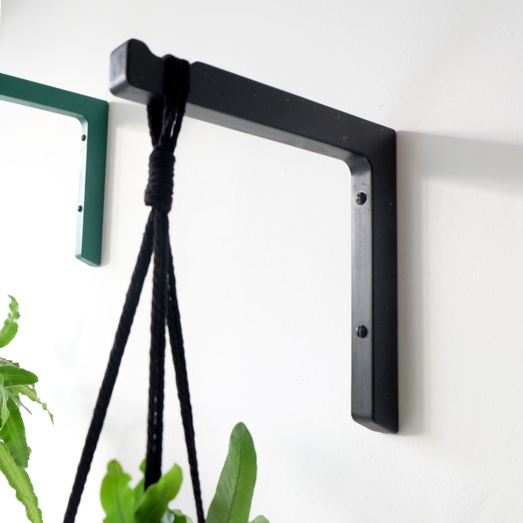 Indoor Plant Hook, Wall Mounted Wooden Plant Hanger - STEM Plant ...