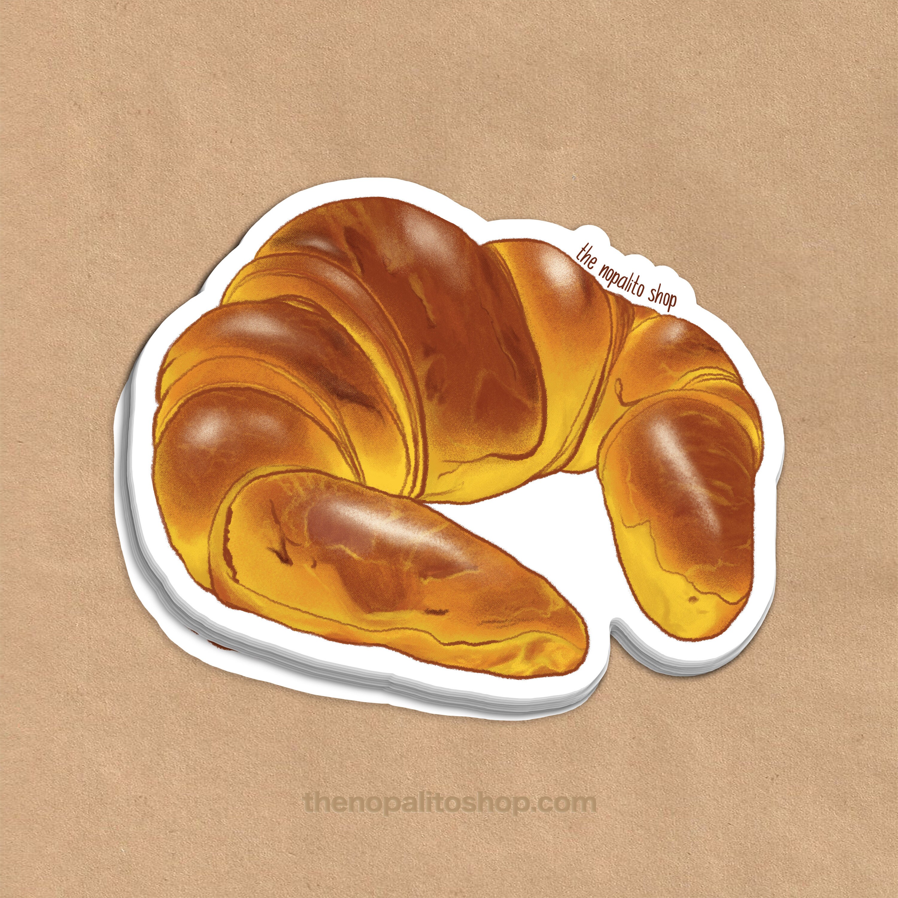 Cuernito Pegatina de vinilo pegatina de corte de troquel | Etsy