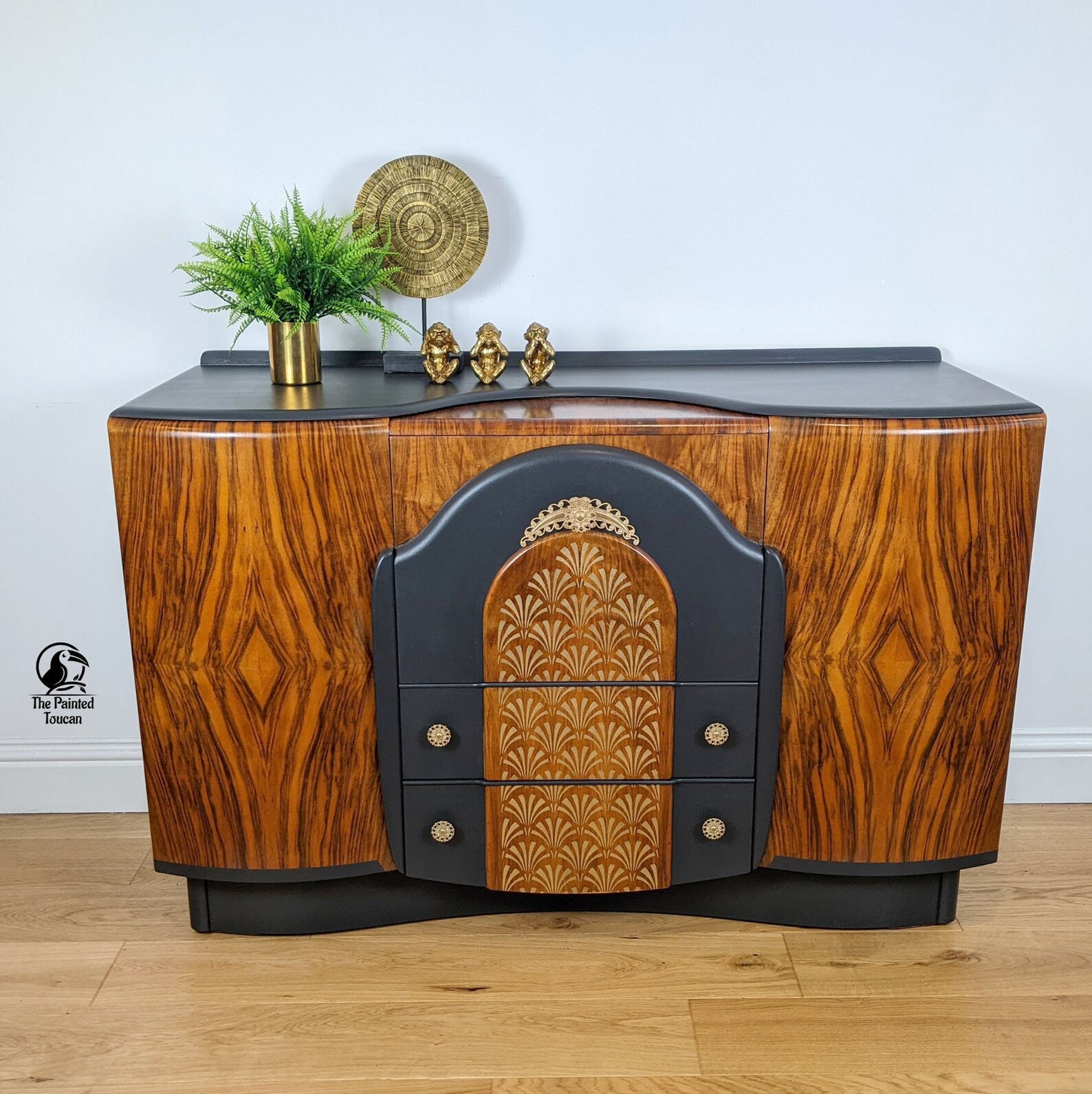 Beautility Art Deco Drinks Cocktail Cabinet / Sideboard - Etsy