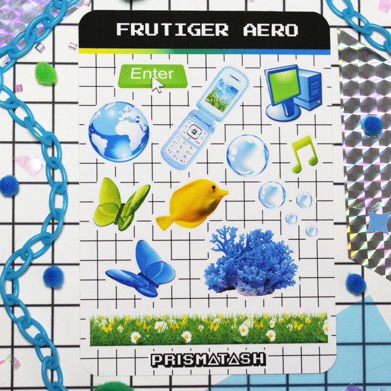 Frutiger Aero Stickers - Etsy