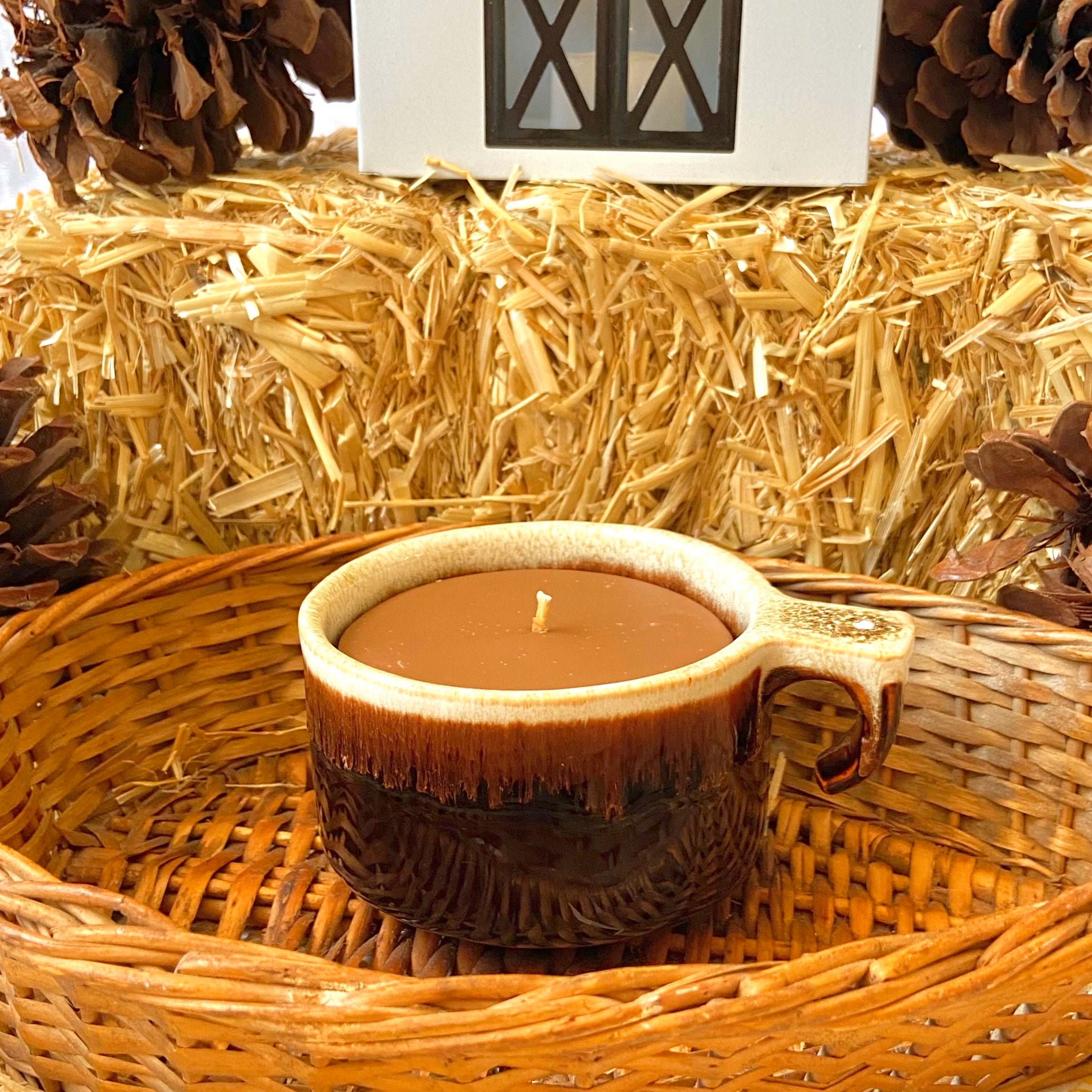 Apple Cinnamon, Maple Syrup, or Peppermint Scented Beeswax Candles in ...