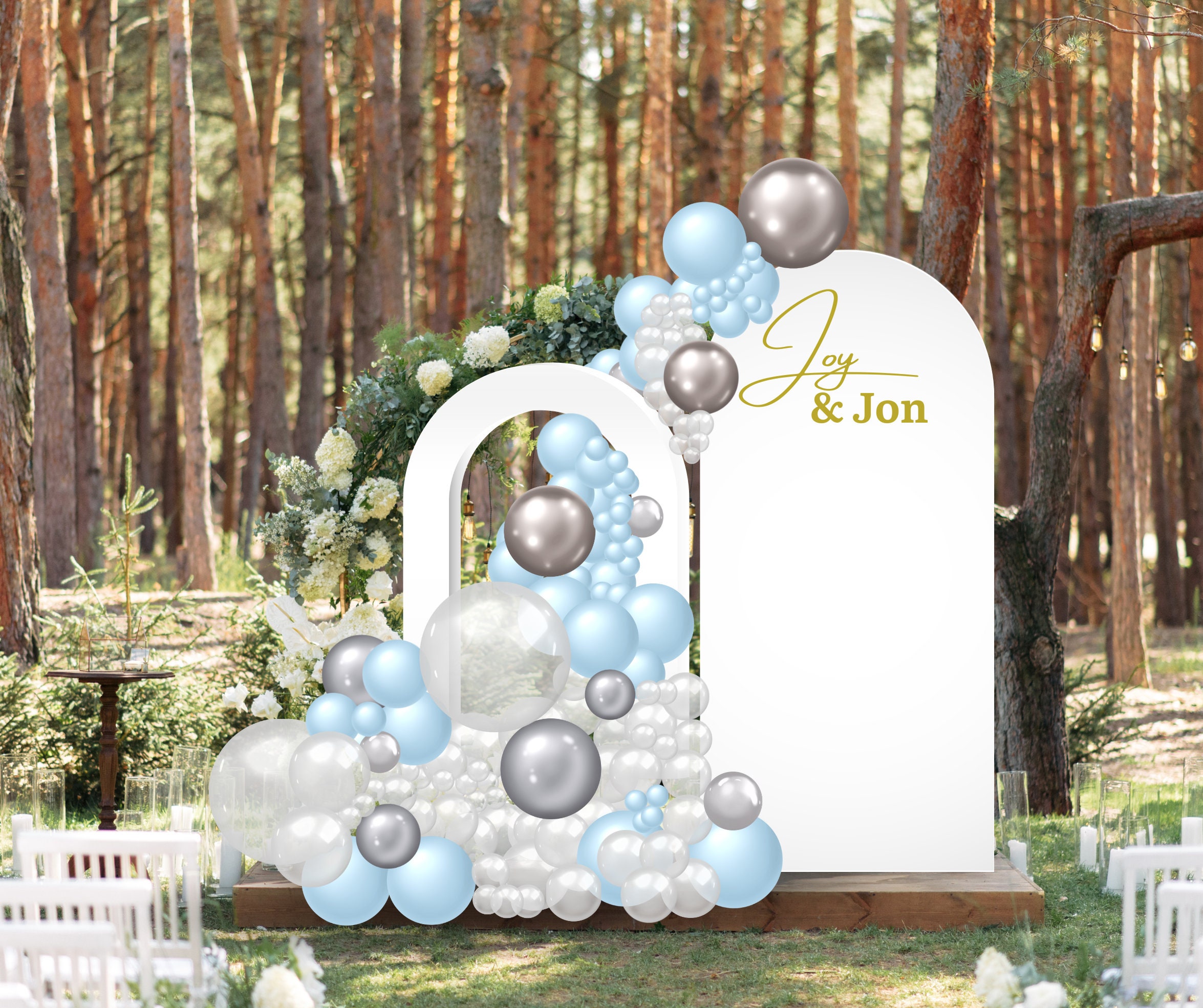Chiara Garland Canva Balloon Mockup | Event Mockup for Parties and ...