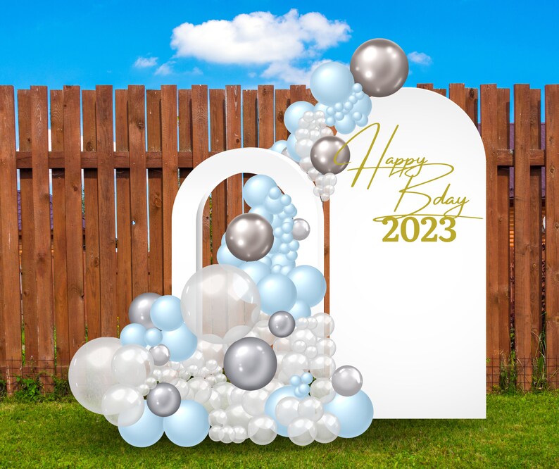 Chiara Garland Canva Balloon Mockup Event Mockup for Parties - Etsy Canada