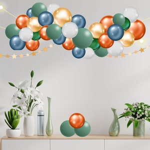 Wall Organic Balloon Garland Canva Balloon Mockup | Event Mockup for ...