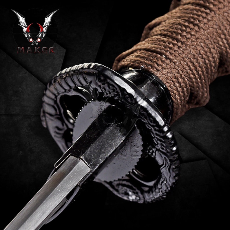 Sharp Mini Sword Japanese Samurai 20" Tanto Sword T10 Clay Tempered ...