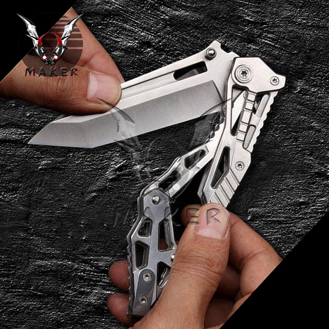 Spring Assist Transform Frame Knife 8.6" Best Folding Knife for Hunting ...