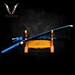 All Blue Dragon Katana Handmade 1095 Steel Japanese Samurai Collectible ...