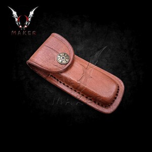Engraved Leather Sheath for Fixed Knife 4.25” for Outdoor,hunting ...