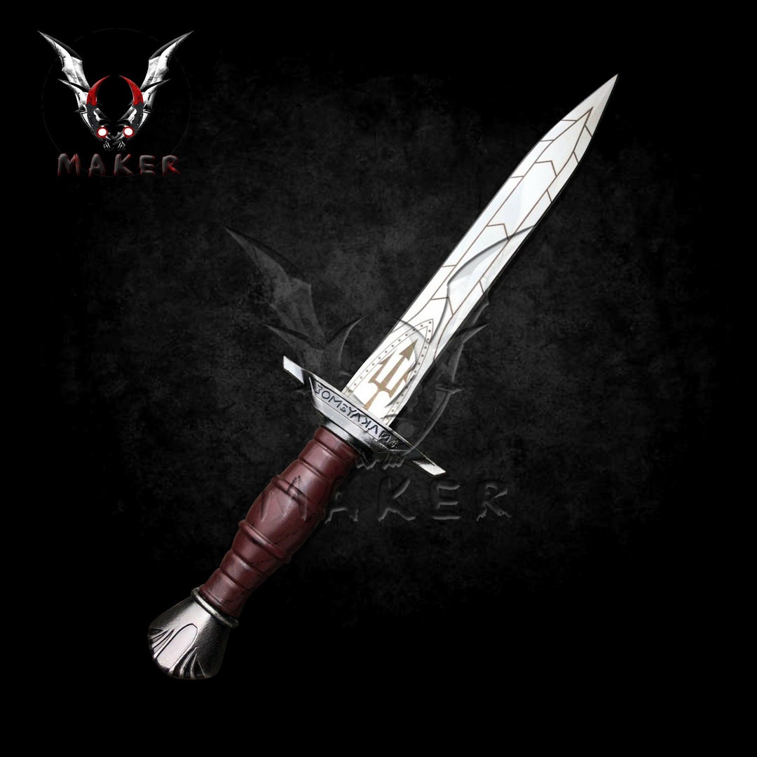 Dark Medieval Trinity Trident Sword 10.5" Knife, Gift for Father ...